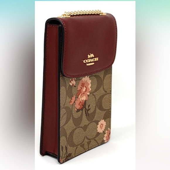 Coach | Bags | Coach Phone Crossbody In Signature Canvas W Prairie ...